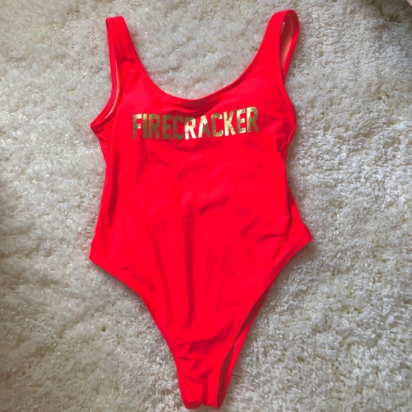 Xhilaration | Swim | Nwot Xhilaration Firecracker One Piece Swimsuit ...